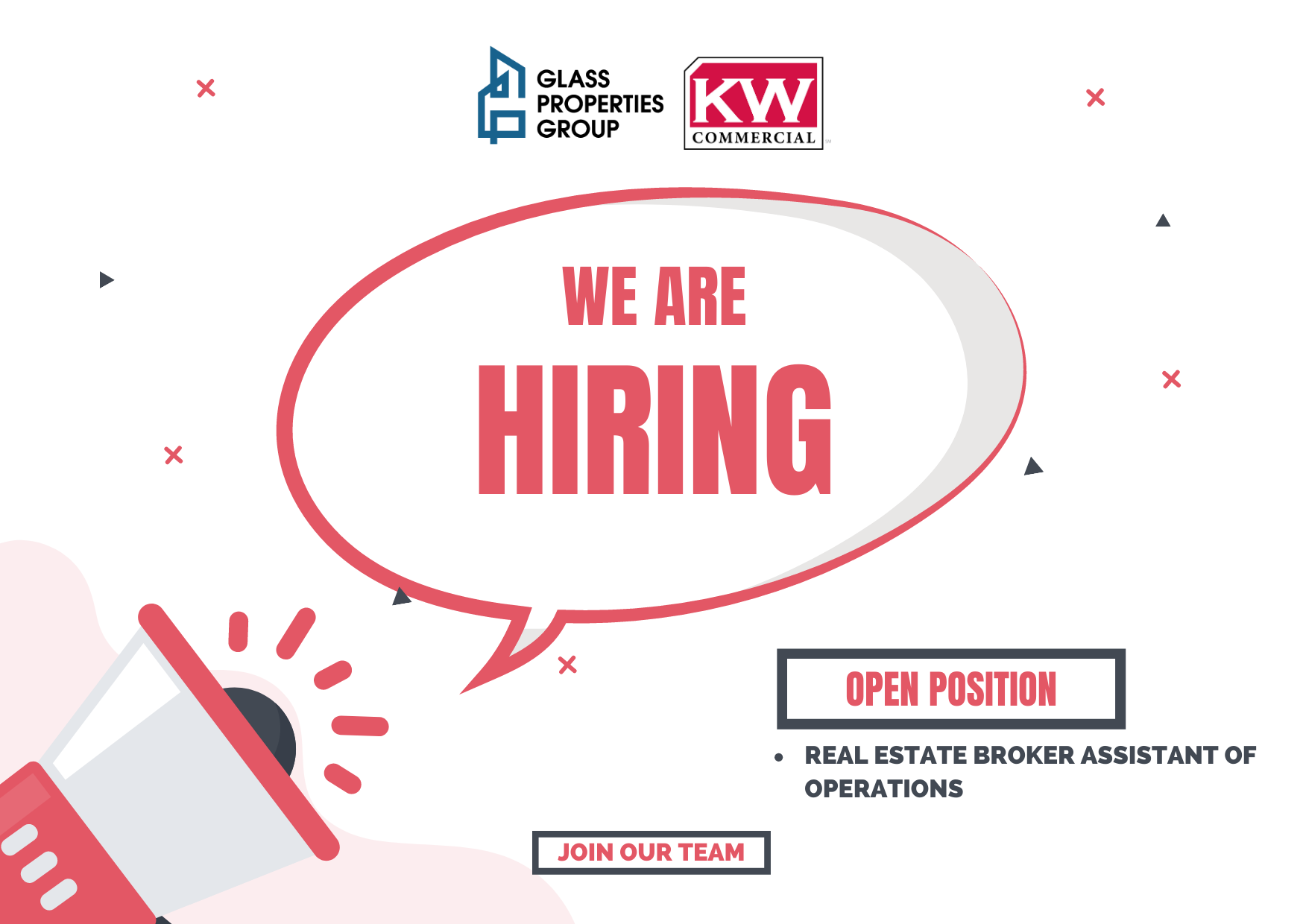 Now Hiring! Real Estate Broker Assistant - Glass Properties Group